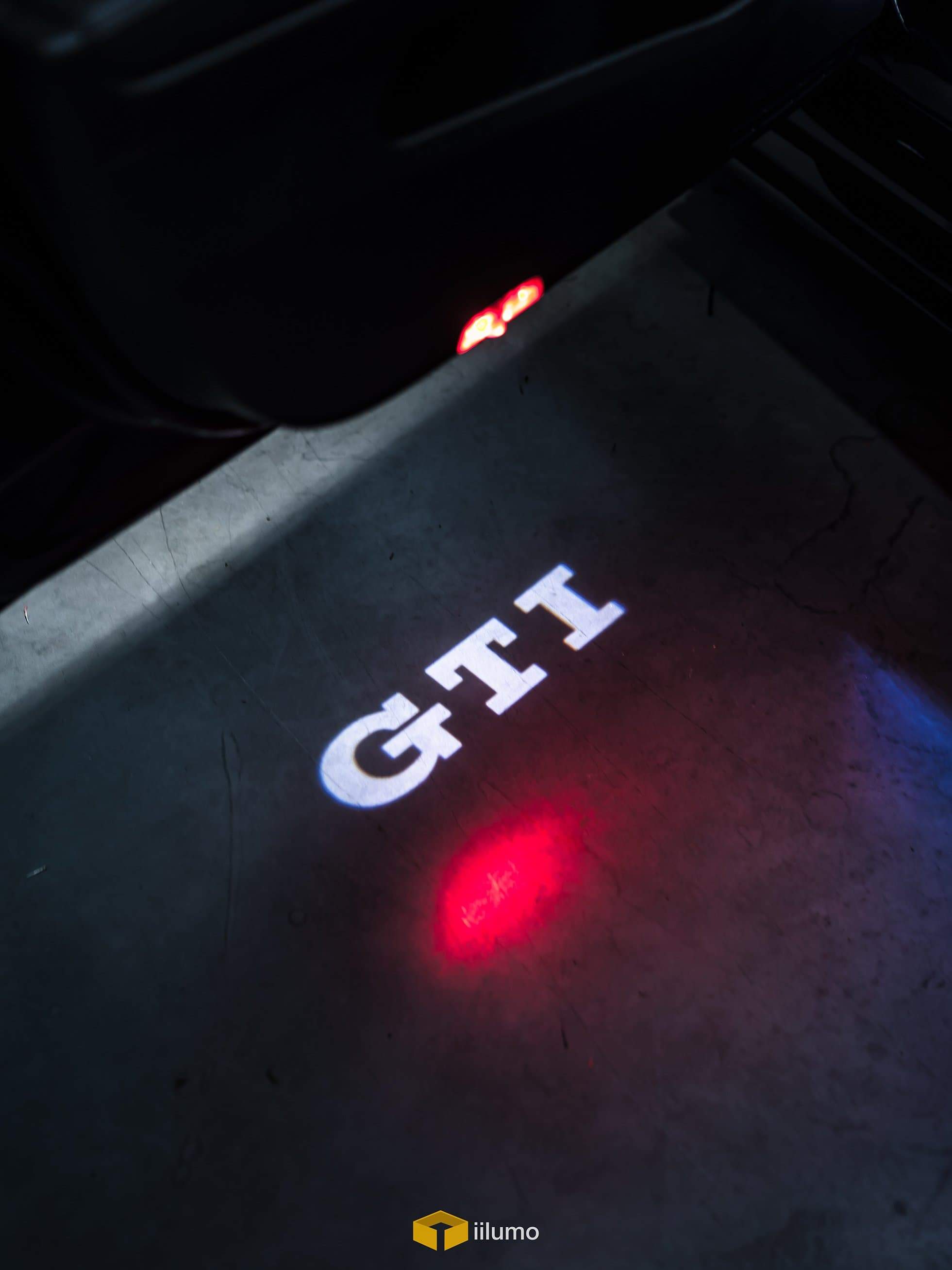 iilumo Door LED GTI Logo Projector Light | Golf MK5 - MK7.5