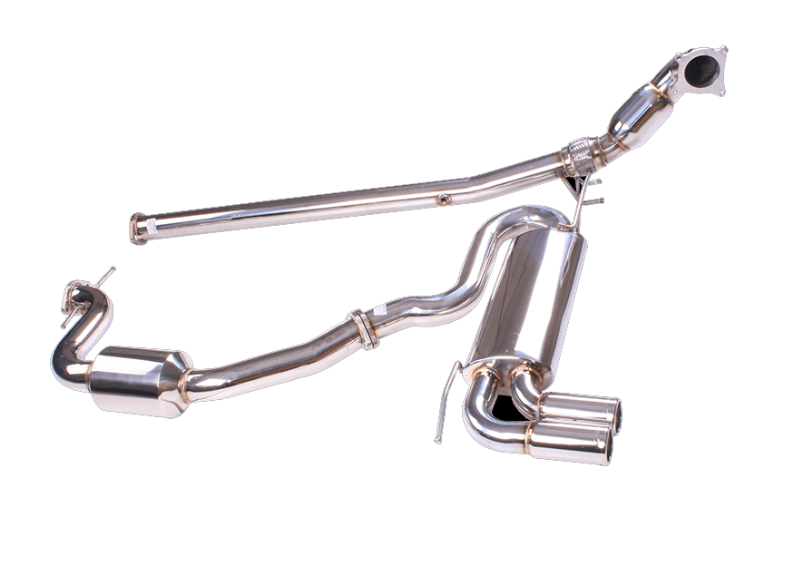 XForce Turbo-Back With Twin 3" Resonated Tips | Golf GTI MK5